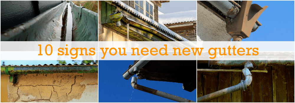 10 Signs you may need new gutters | Moriarty's Roofing